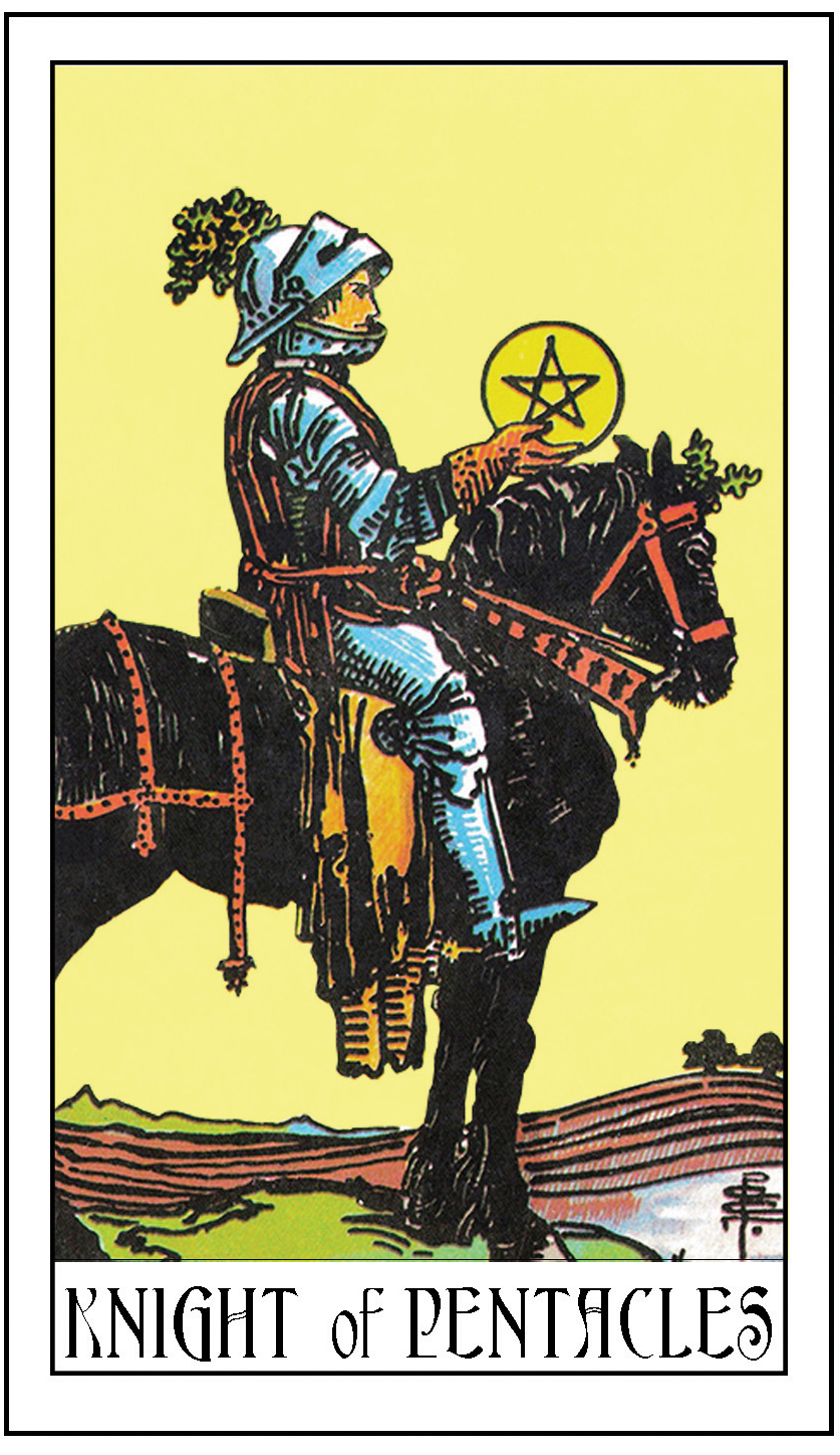 Knight of Pentacles - Psychic Cards