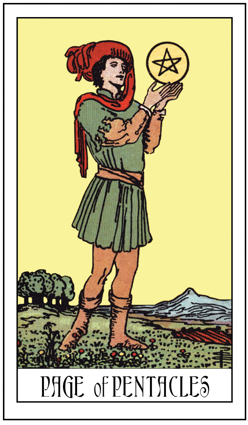 Page of Pentacles - Psychic Cards