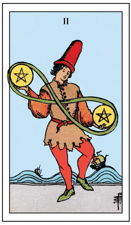Two of Pentacles - Psychic Cards