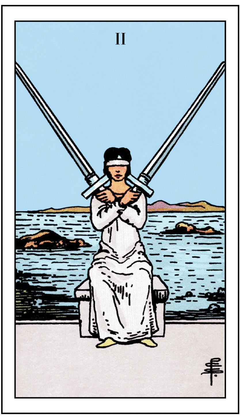 Two of Swords - Psychic Cards