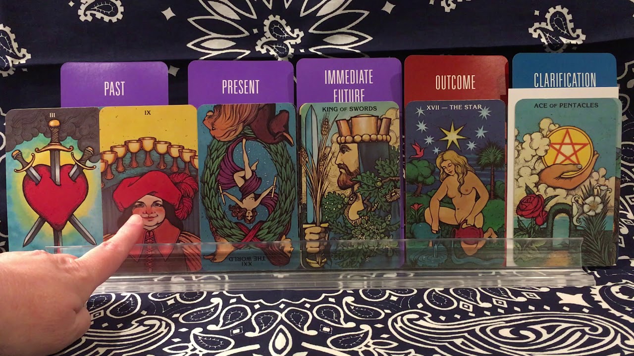 Past, Present and Future Spread - Psychic Cards
